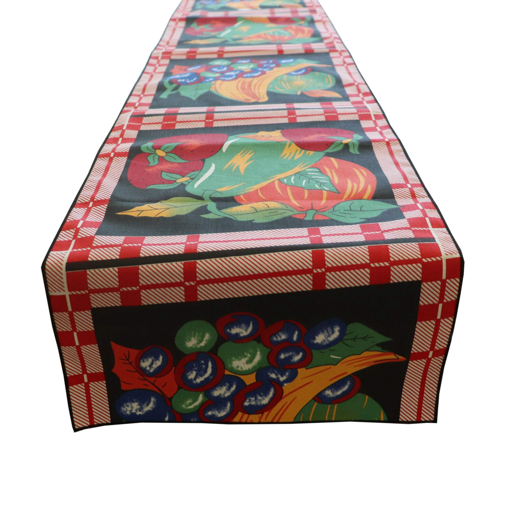 Cotton Print Table Runner Fruits Bundle Black - Walmart.com