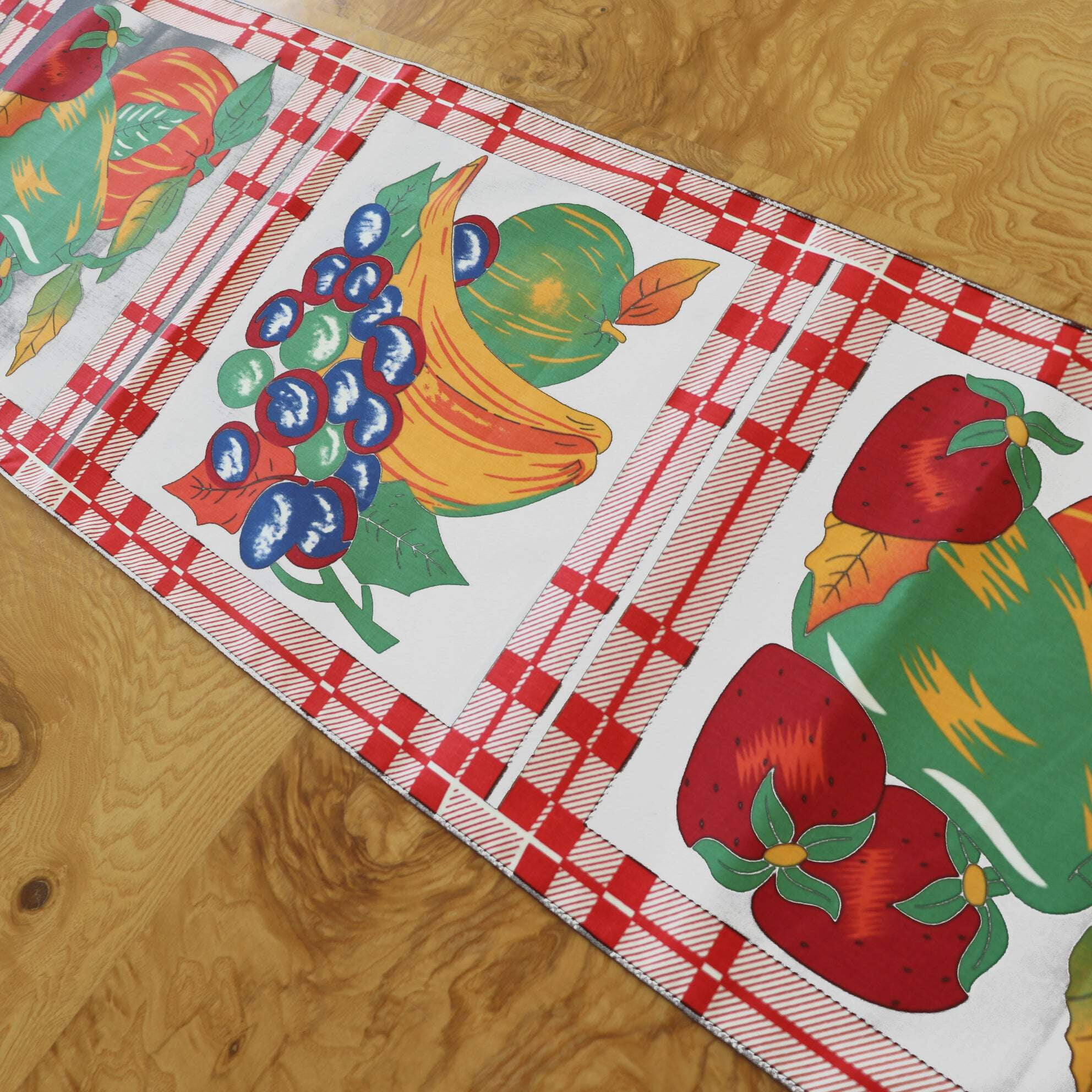 Cotton Print Table Runner Fruits Bundle White - Walmart.com