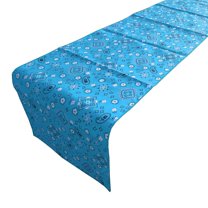 Cotton Print Table Runner Gingham Checkered Light Blue - Walmart.com