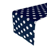 Poplin Table Runner Gingham Checkered Navy - Walmart.com