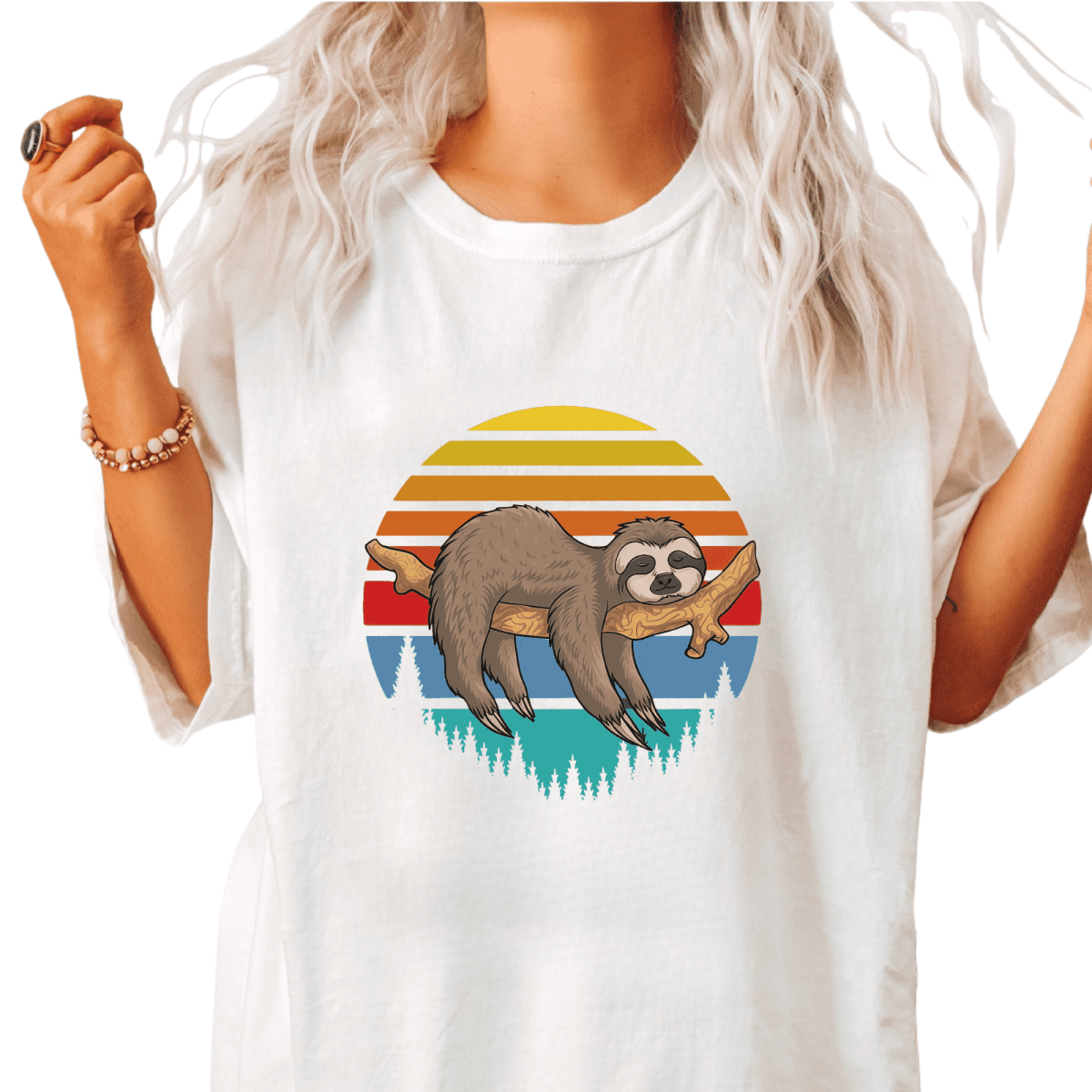 Cotton Print Tshirt White S-5XL Women's Graphic Tees Shirts Vintage ...