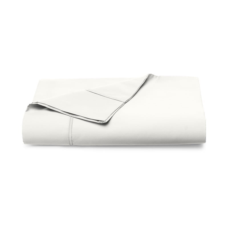 Cotton Queen Flat Sheet Off White 400 Thread Count 100 Long Staple
