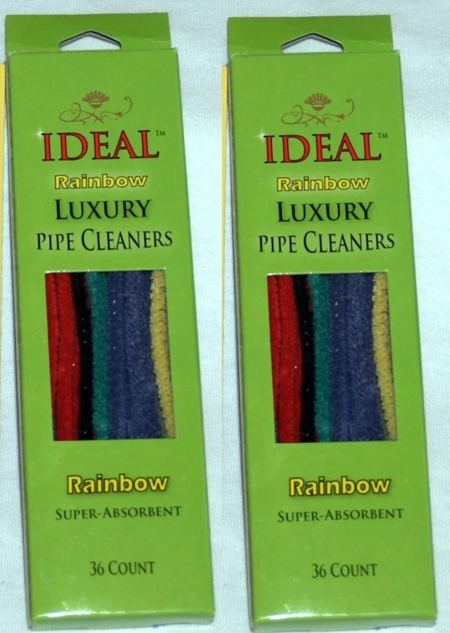 Cotton Rainbow Ideal Pipe Cleaner Stems 2 Boxes - Walmart.com