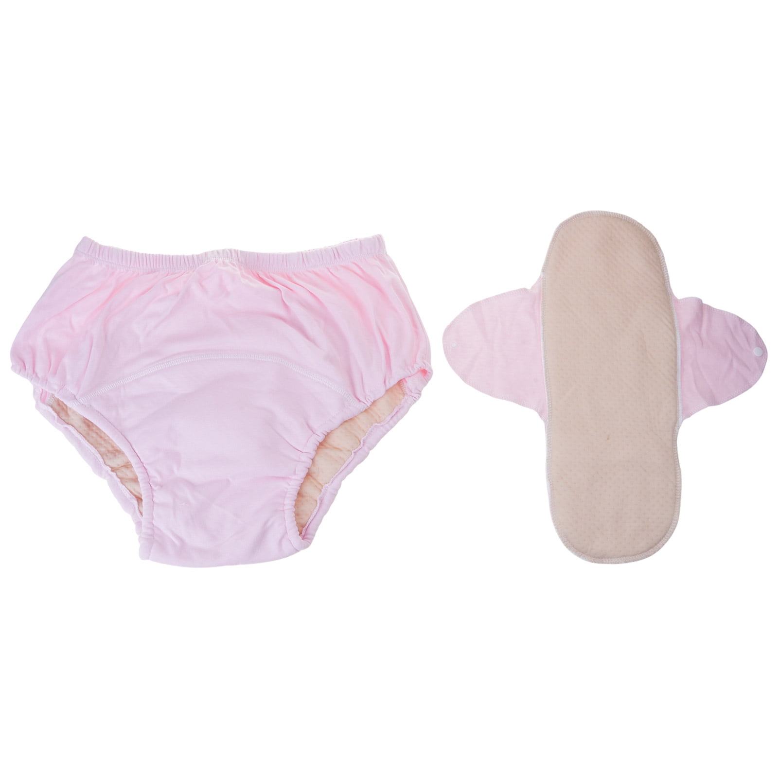 Cotton Reusable Adult Diaper Pants with Insert Pad Breathable Leakproof ...