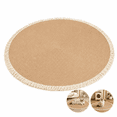 Cotton Rope Area Rug for Cats, Cat Scratch Rug, Washable Round Braided ...