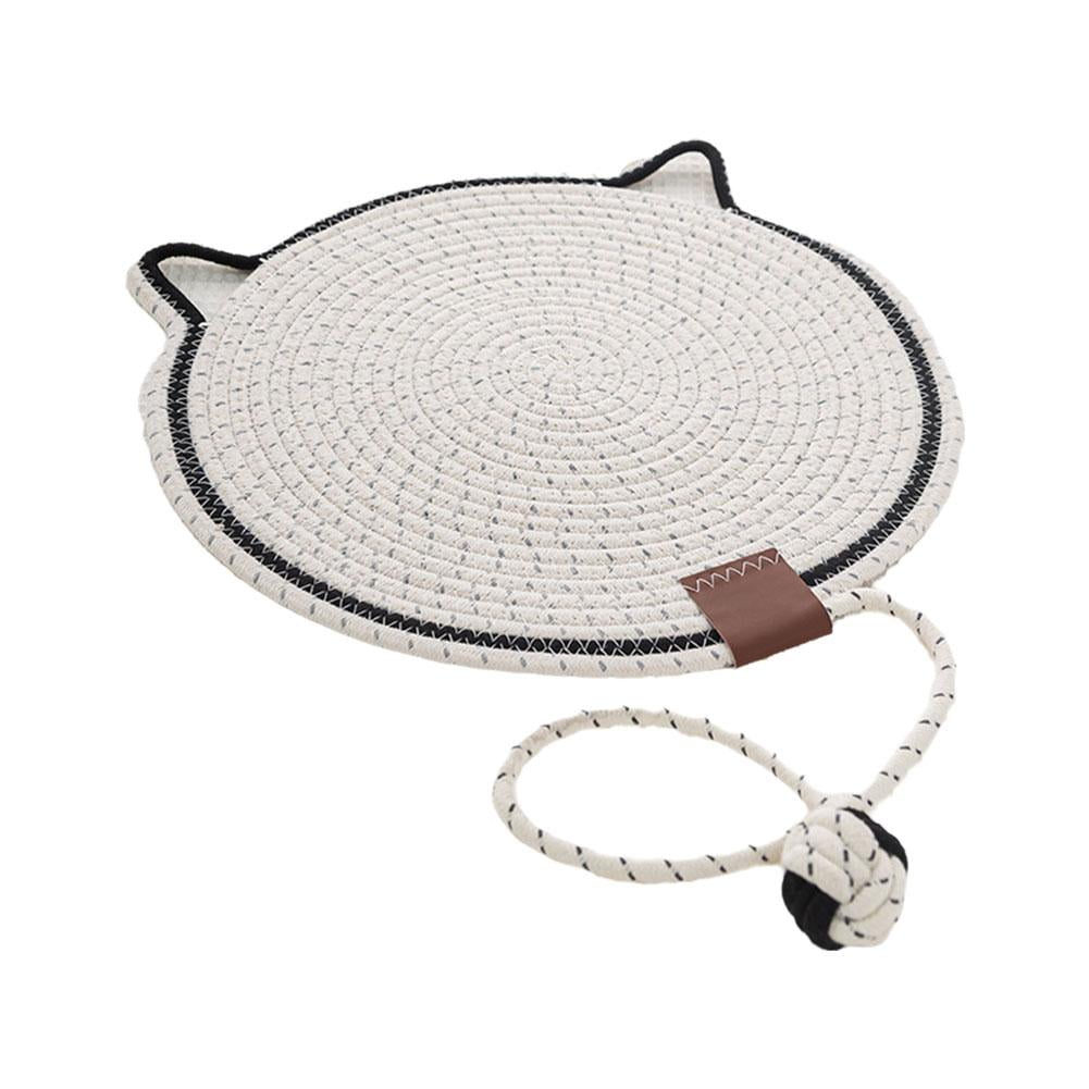 Cotton Rope Cat Scratcher Board Scratching Post Mat Toy Bed Sharpener ...