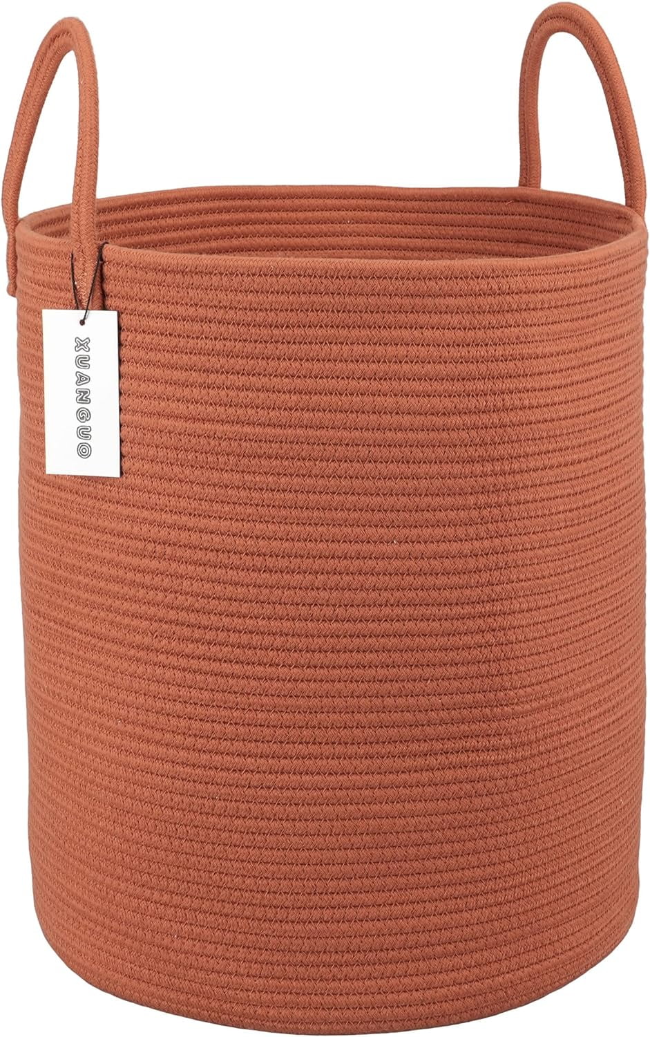 Cotton Rope Laundry Basket Hamper for Girls Kids Baby Nursery Hamper ...