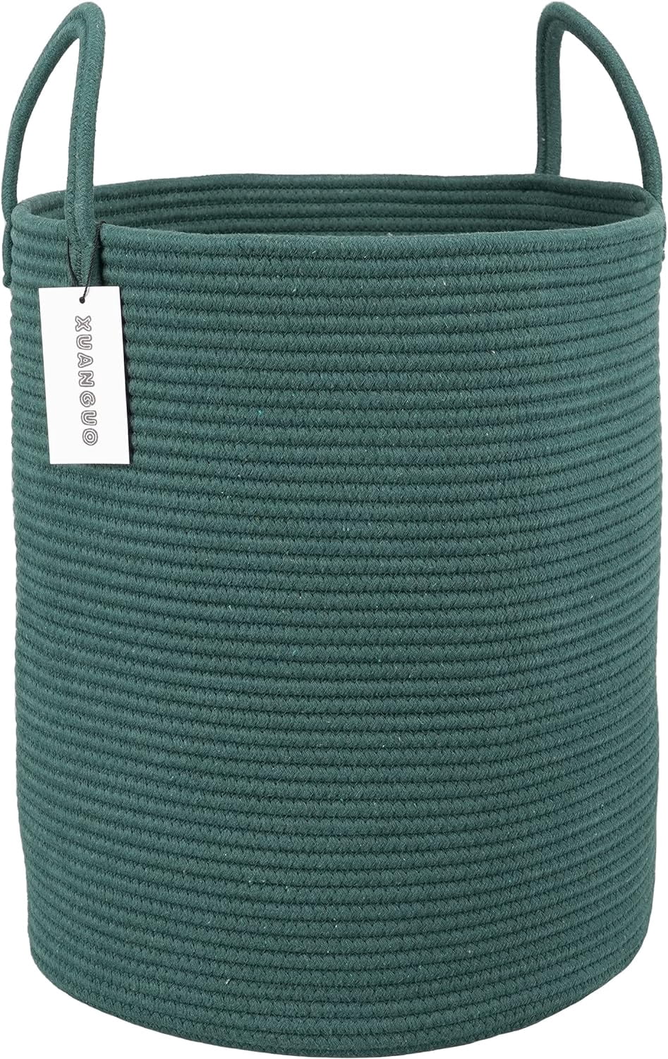 Cotton Rope Laundry Basket Hamper for Girls Kids Baby Nursery Hamper ...