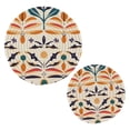 Cotton Rope Pot Holder Set of 2 Kitchen Trivets Yellow and Black ...