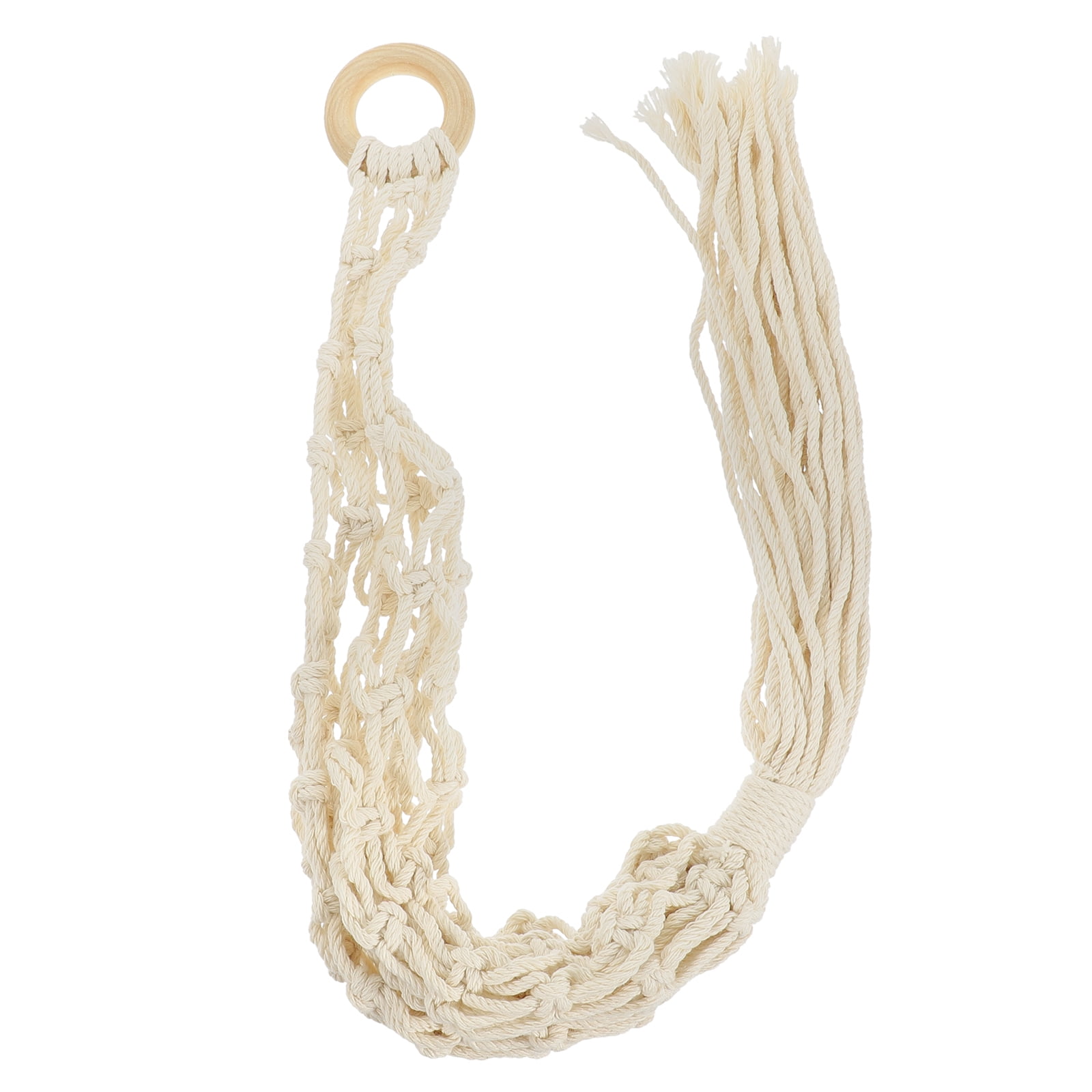 Cotton Rope Storage Bag Reusable Produce Mesh Woven Baskets Manual ...