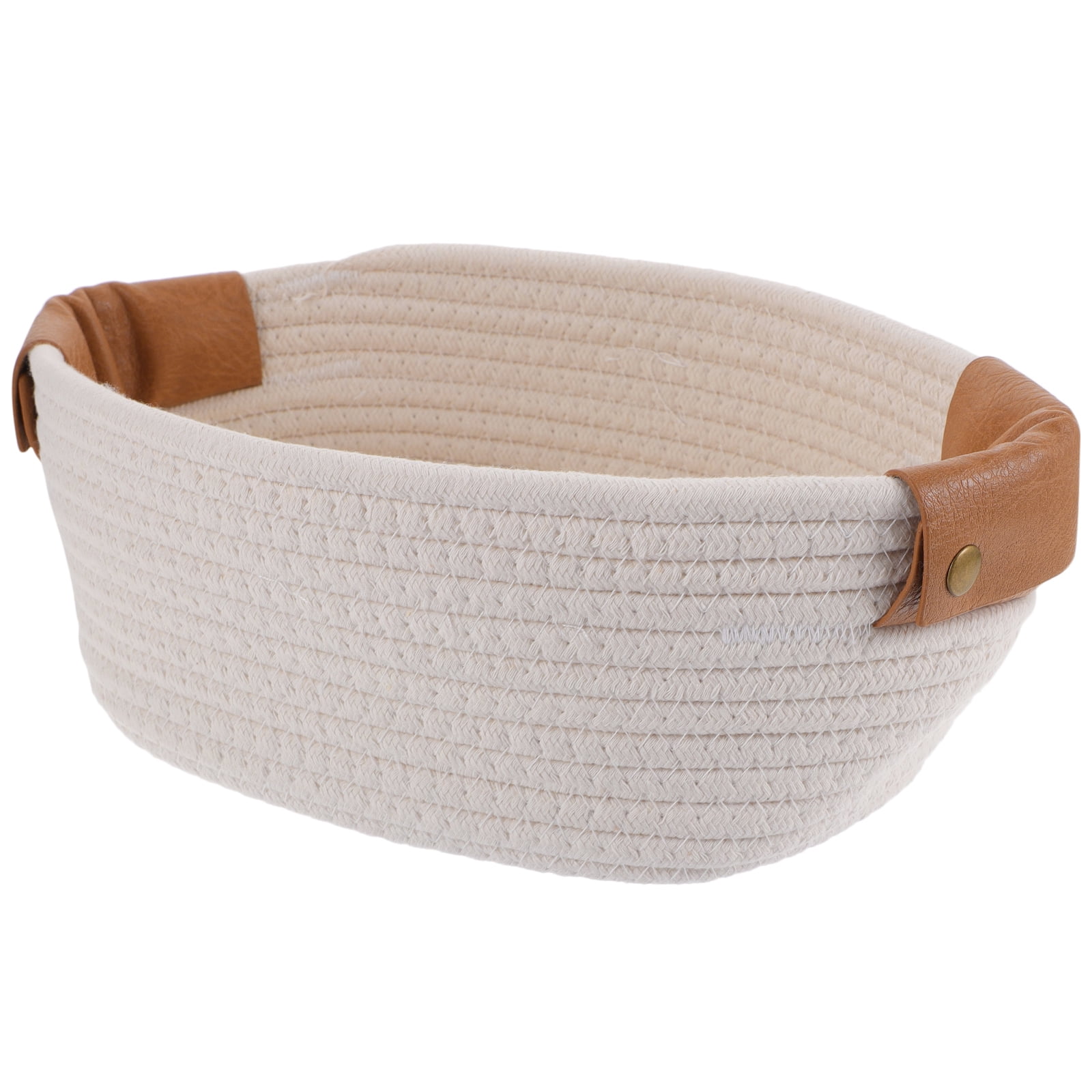 HOMEMAXS Small Woven Basket for Toilet Paper Storage and Bathroom ...