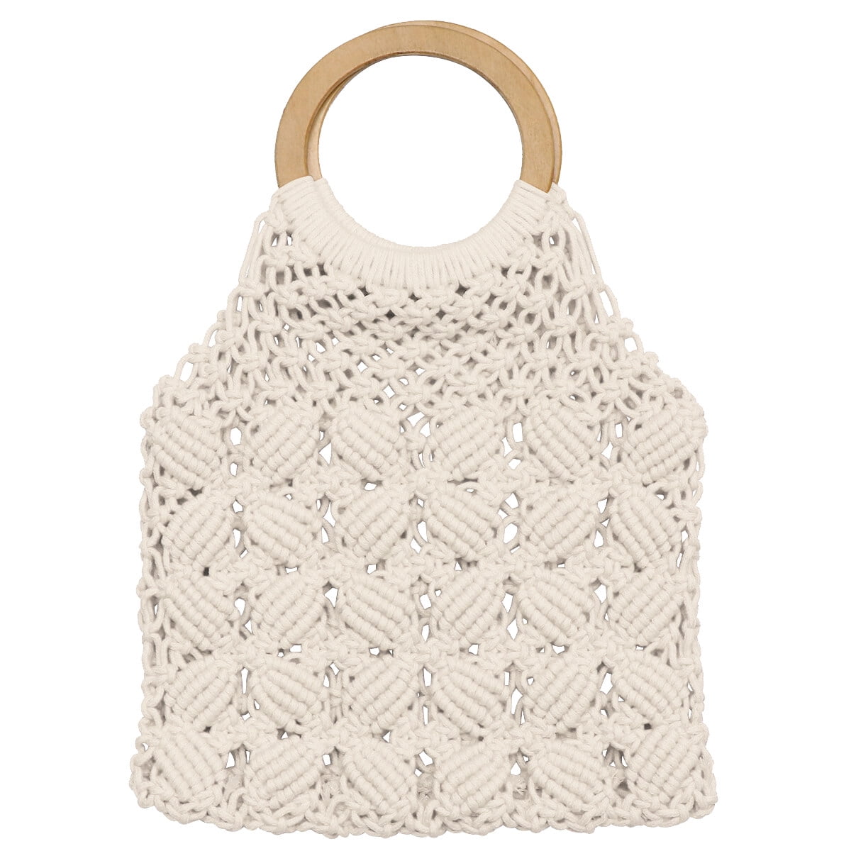 Cotton Rope Weave Bag Handmade Women Tote Bag Attractive Handy Bag ...