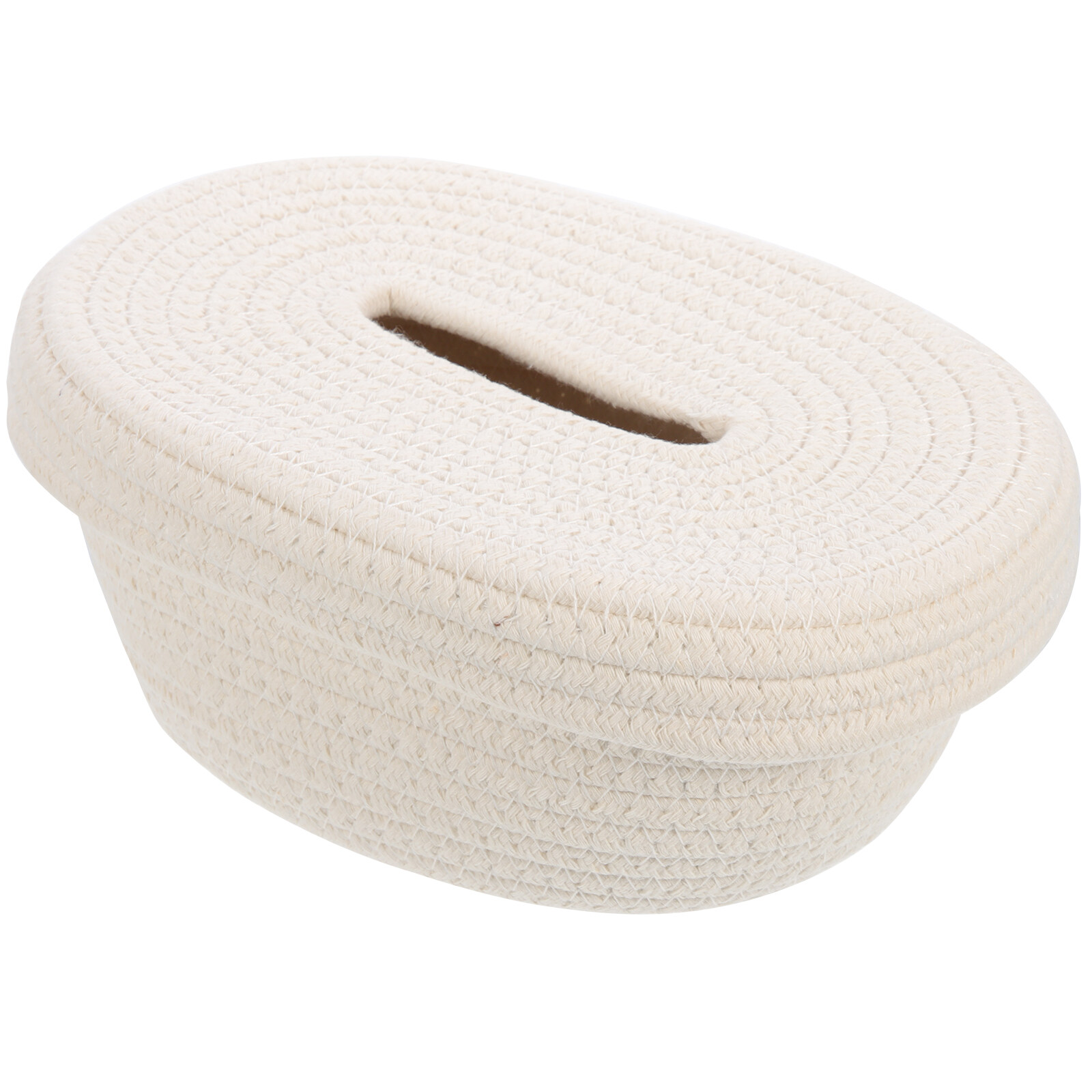 Cotton Rope Woven Tissue Box Japanese Style Decorative Tissue Holder ...