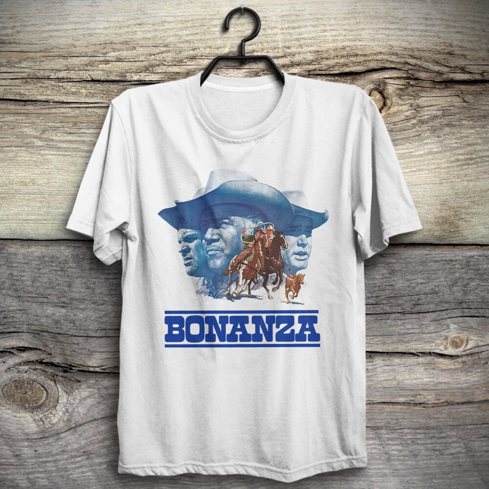 Cotton S-5XL Shirt Bonanza Western Ponderosa Lorne Greene Pernell ...
