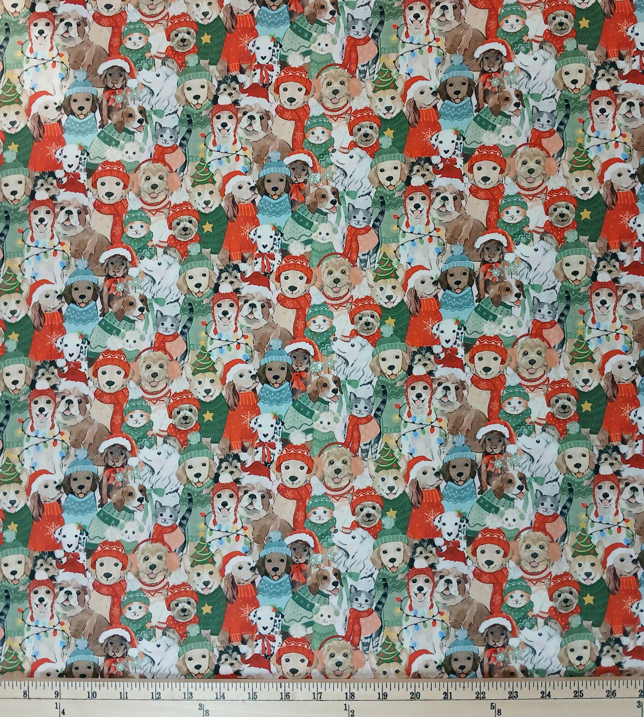Cotton Santa Paws Dogs Puppies Winter Outfits Christmas Pets Clothworks ...
