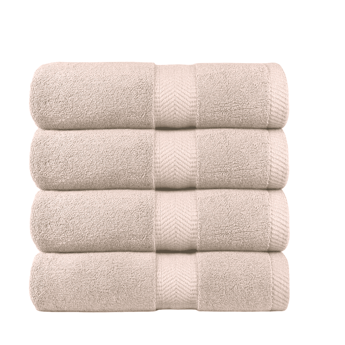 Cotton Sauna Bath Towel Sheet for Family, Set of 4, Beige - Walmart.com
