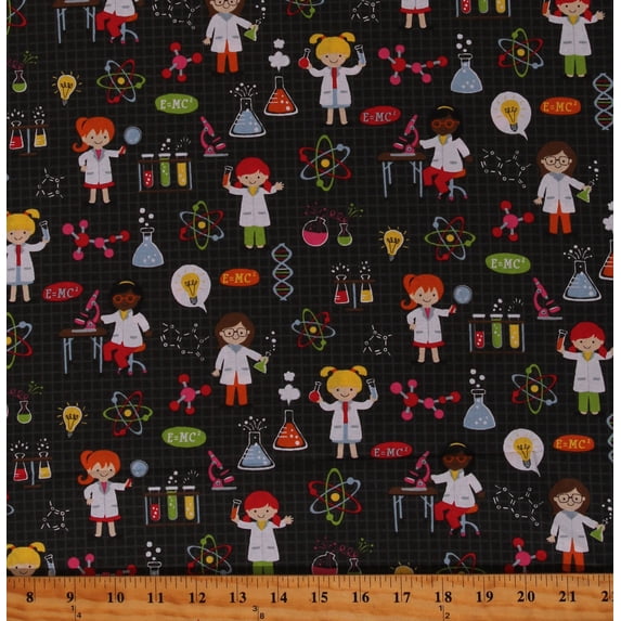 Cotton Science Biology Chemistry Experiments Math Equations Girl ...