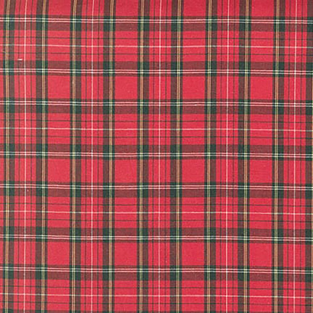 Cotton Sevenberry Classic Plaids Red Plaid Squares Cotton Fabric by the ...