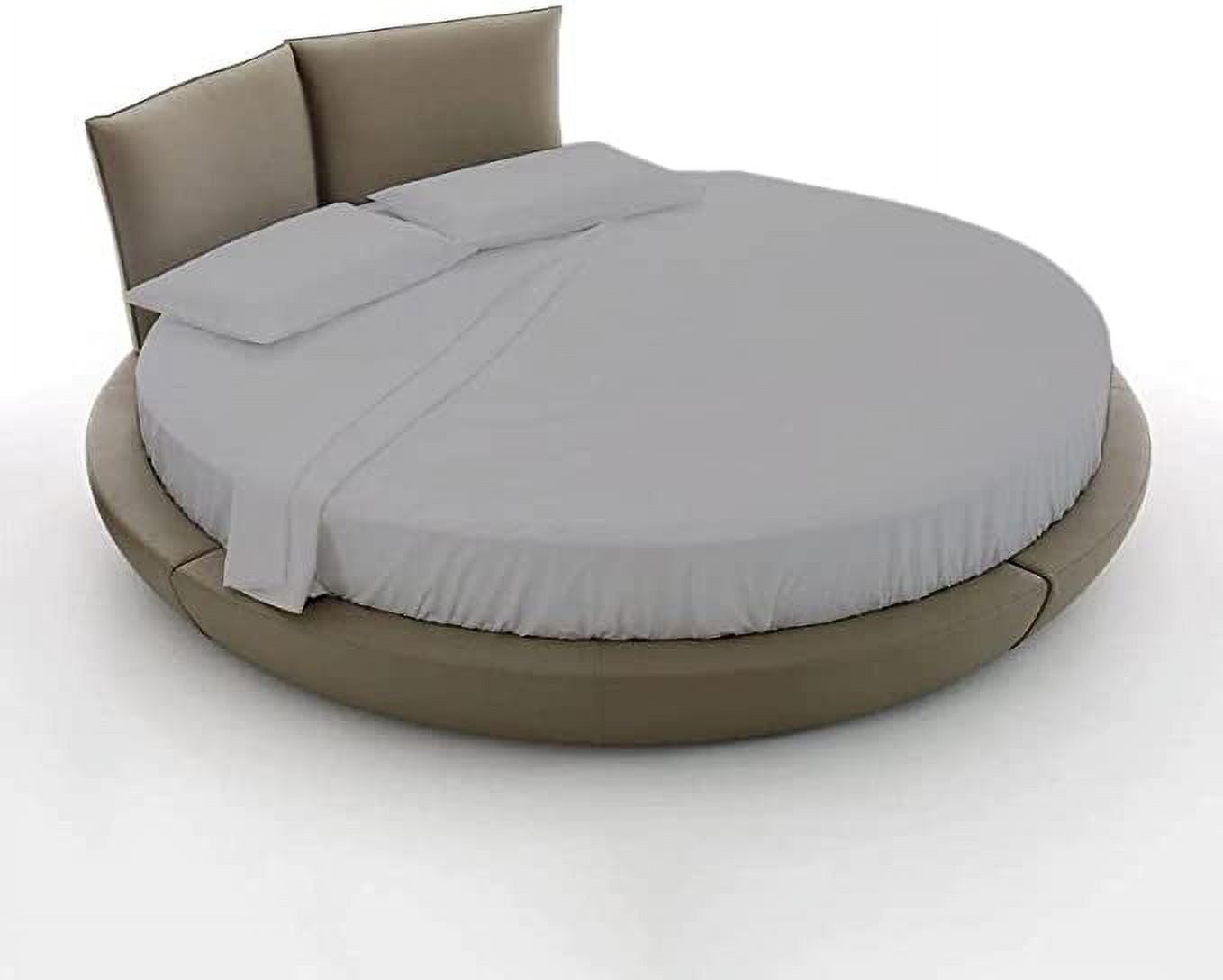 Cotton Sheet Round, 4 Piece Cotton Round Bedsheet 100% Egyptian Cotton ...
