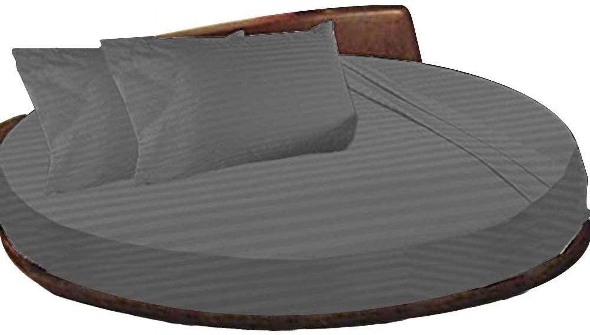 Cotton Sheet Round, 4 Piece Cotton Round Bedsheet 100% Egyptian Cotton ...