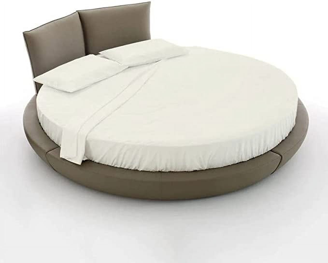 Cotton Sheet Round, 4 Piece Cotton Round Bedsheet 100% Egyptian Cotton ...