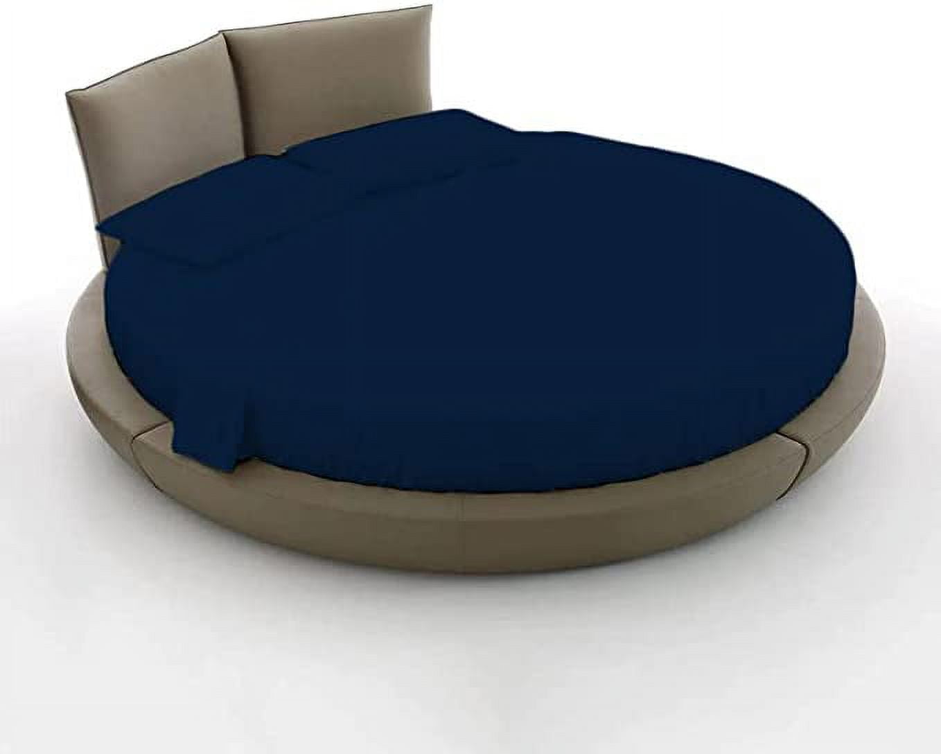 Cotton Sheet Round, 4 Piece Cotton Round Bedsheet 100% Egyptian Cotton ...