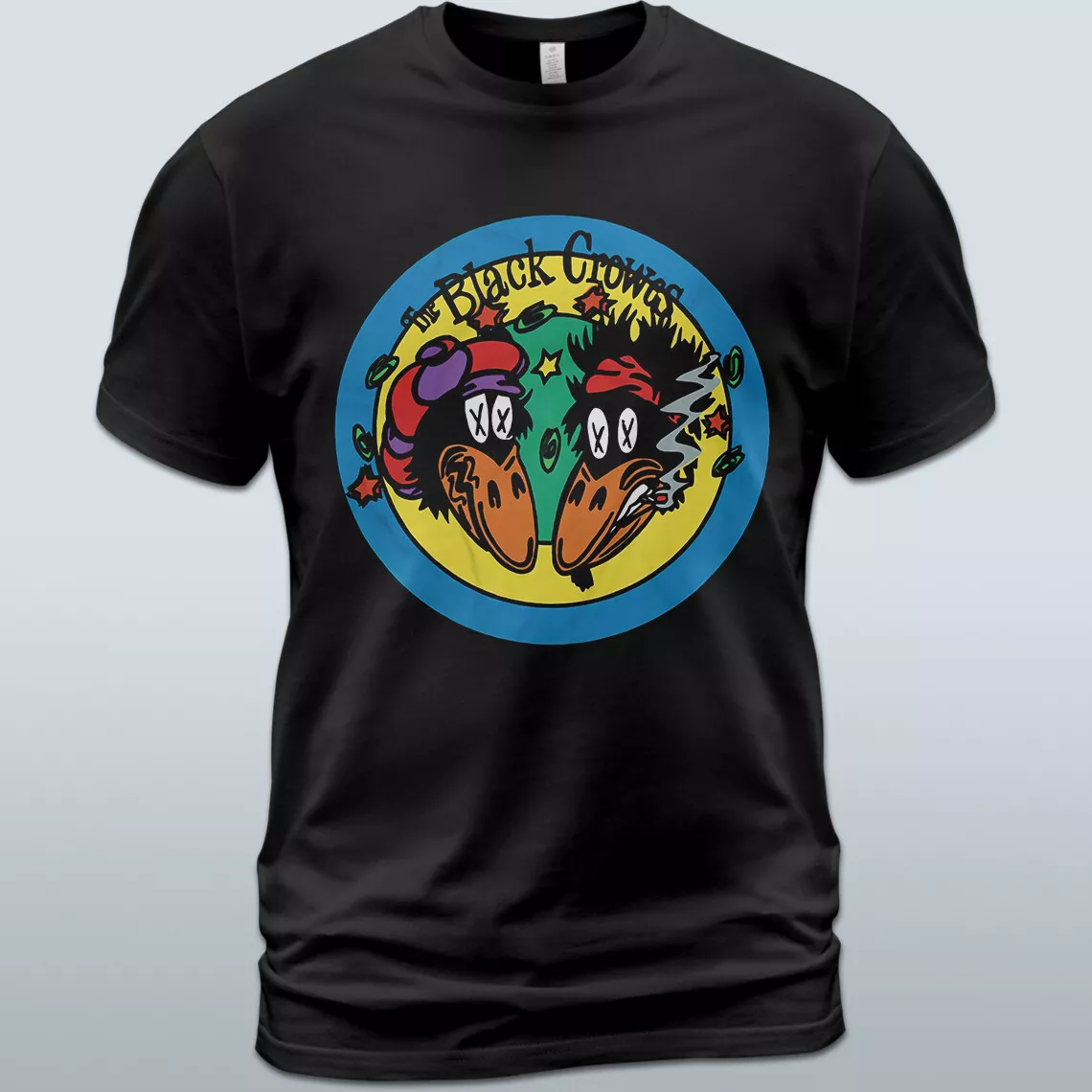 Cotton Shirt The Black Crowes Sho' Nuff Album Tee Chris Robinson Rich ...