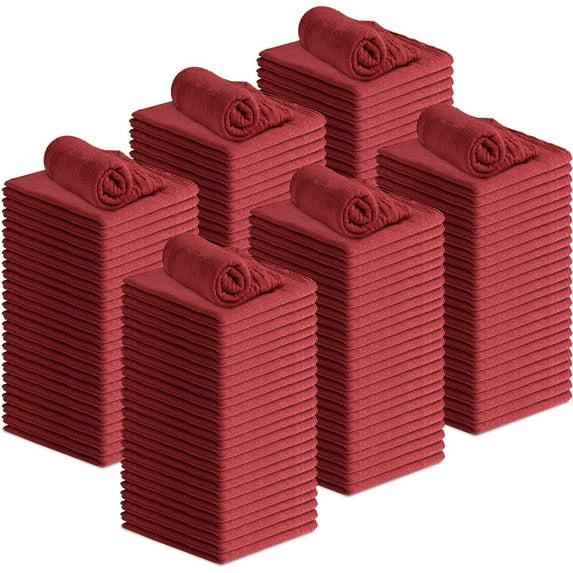 Cotton Shop Rags – (Pack of 150) Size 12x14 Inches Cleaning Rags ...