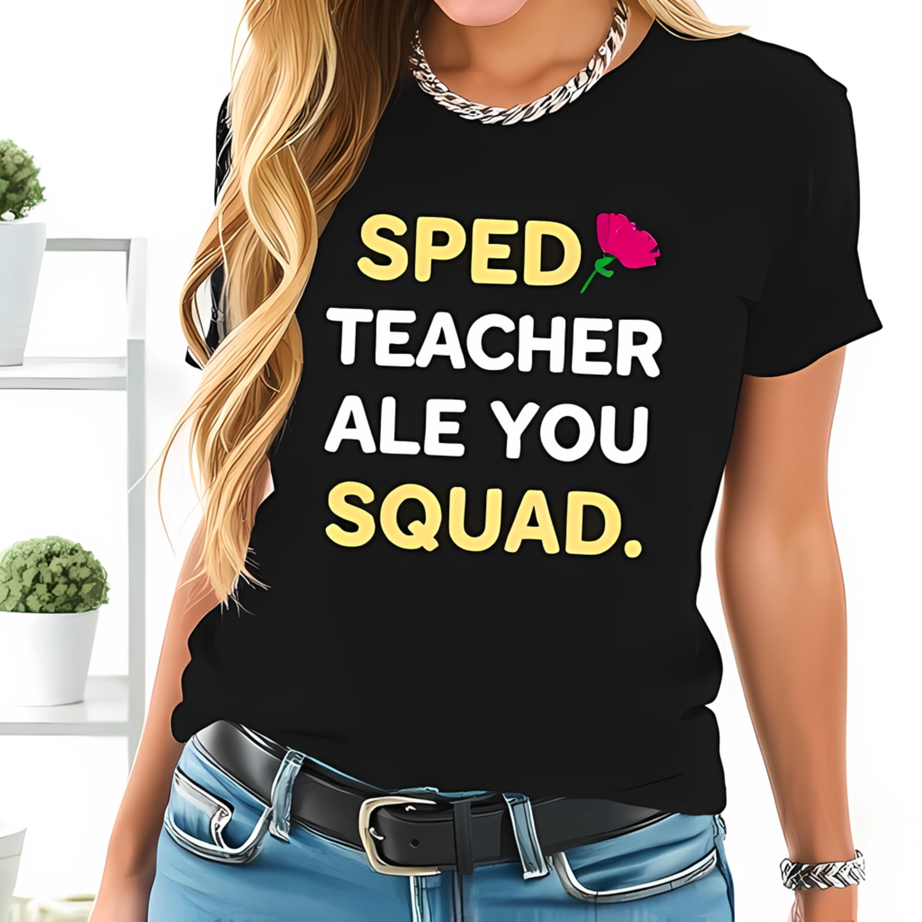 Cotton Short Sleeve T-Shirt for Special Education Teachers - " SPED ...
