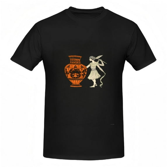 Cotton Short Sleeve T-Shirt for Women - Ancient Greek Figure ...