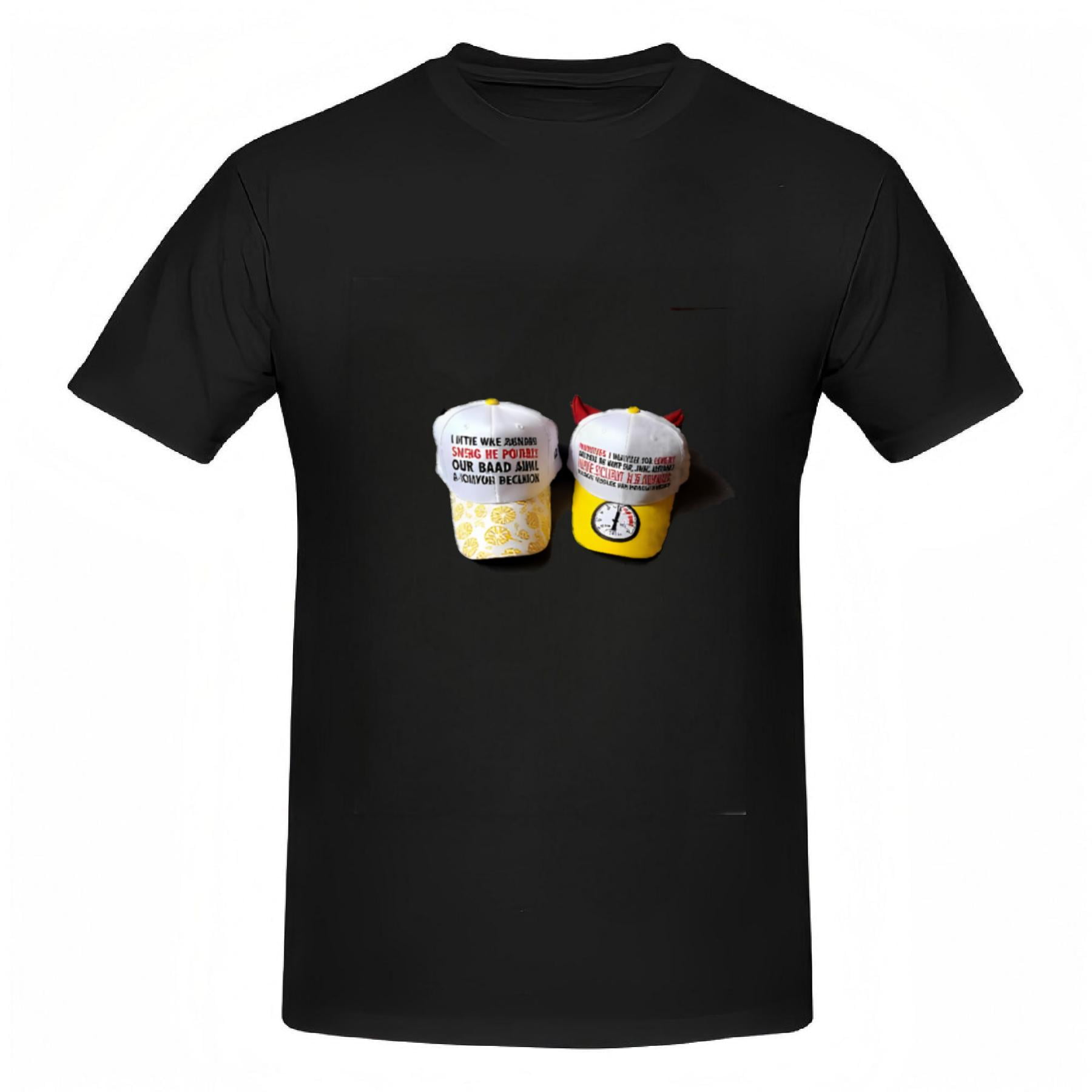 Cotton Short Sleeve T-Shirt for Women - Fun Graphic Tee with Yellow ...