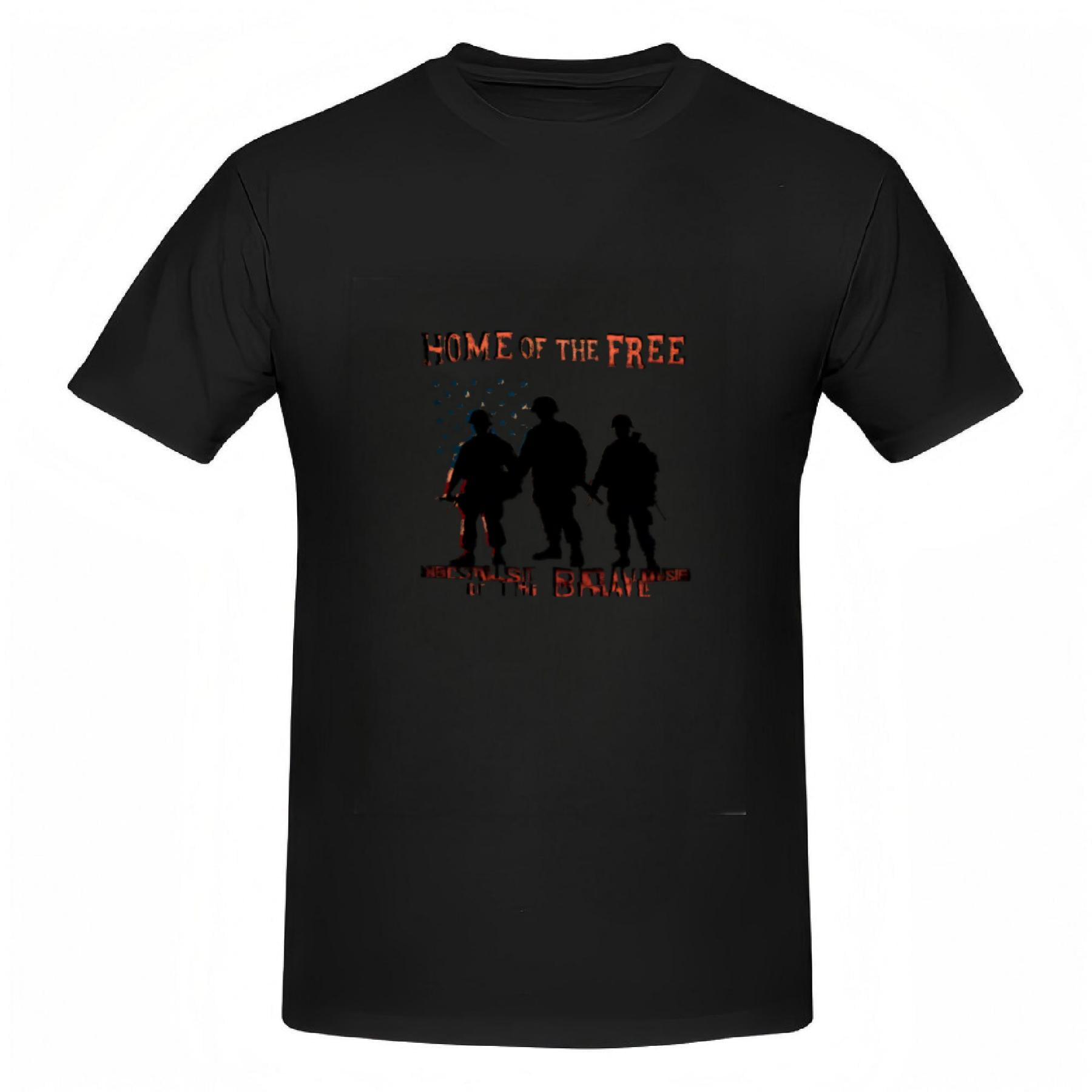 Cotton Short Sleeve T-Shirt for Women - Graphic Tee with Silhouetted ...