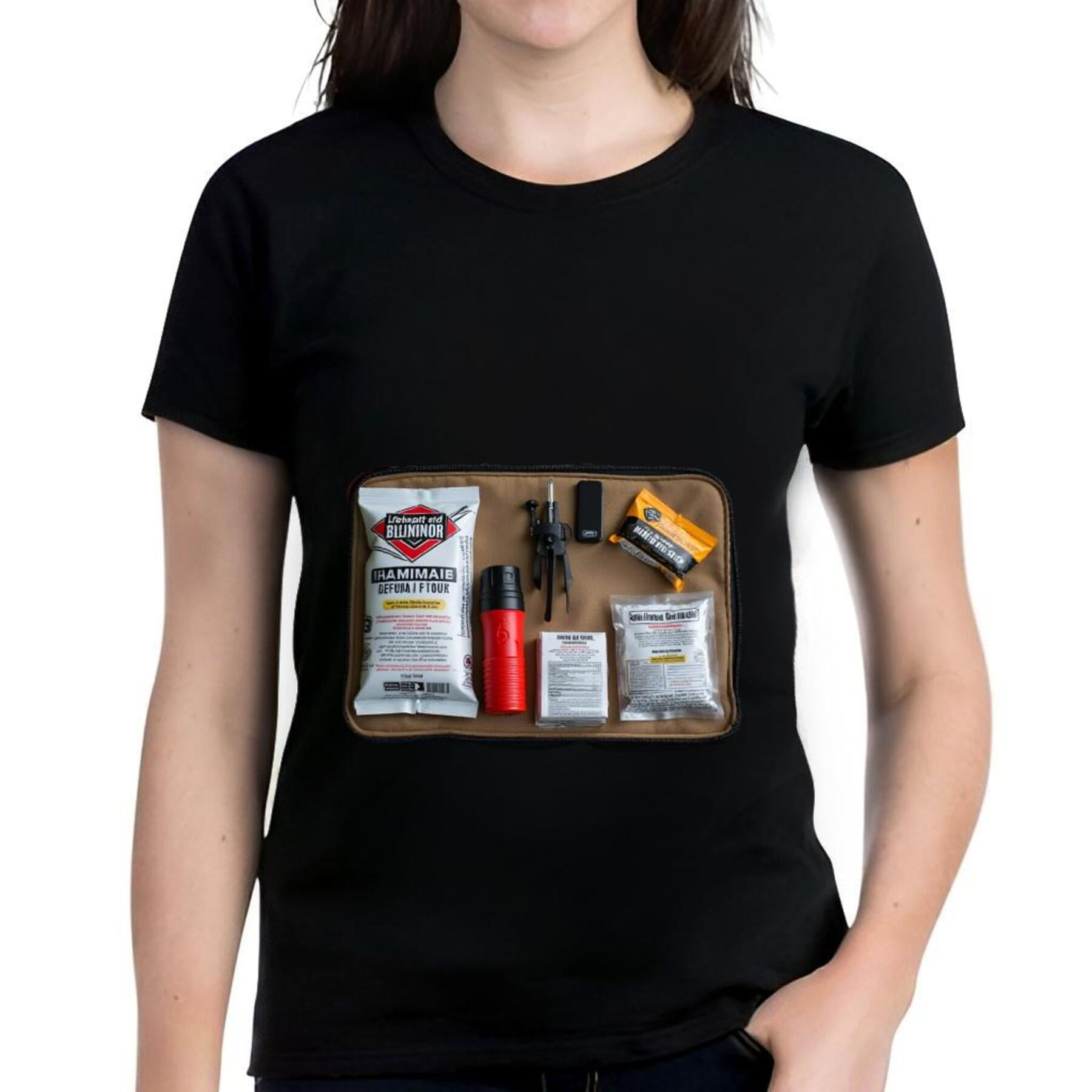 Cotton Short Sleeve T-Shirt for Women with Unique Transparent ...