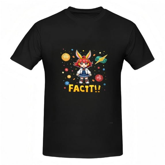 Cotton Short Sleeve T-Shirts for Women - Fun Cartoon Ears Design with ...