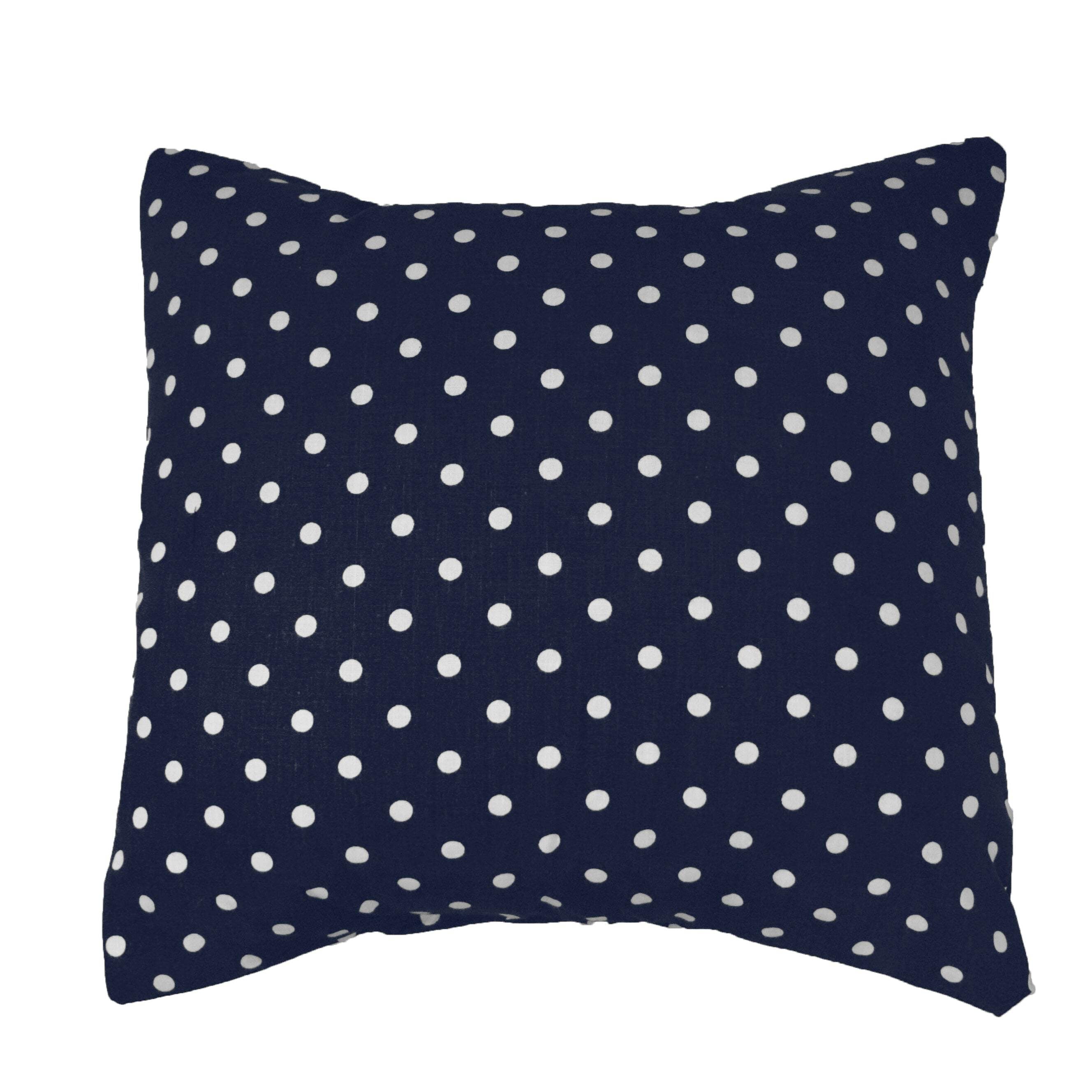 Cotton Small Polka Dots Decorative Throw Pillow/Sham Cushion Cover ...