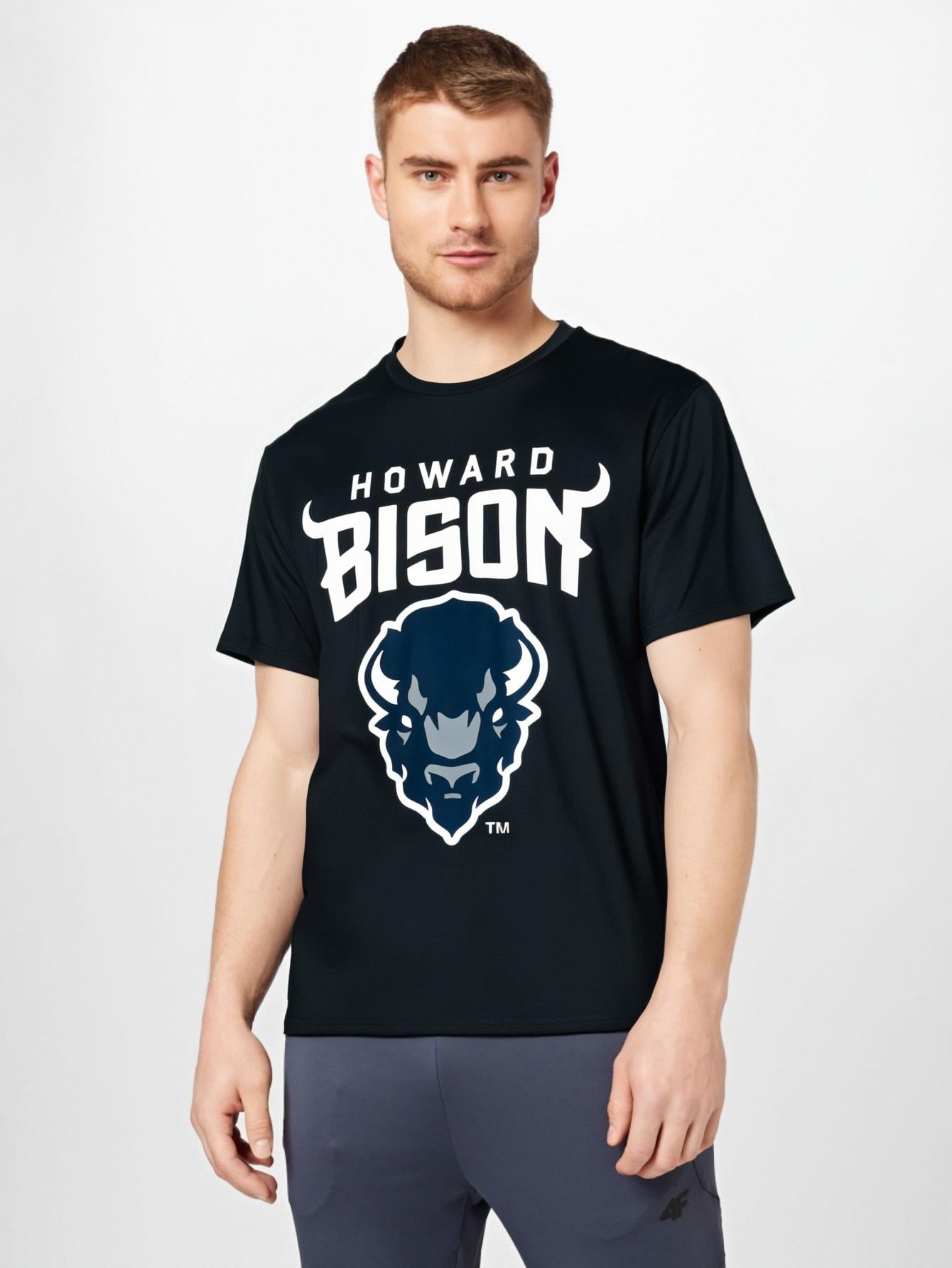 Cotton Soft Howard university Bison icon T-Shirt, Breathable Fun Design ...