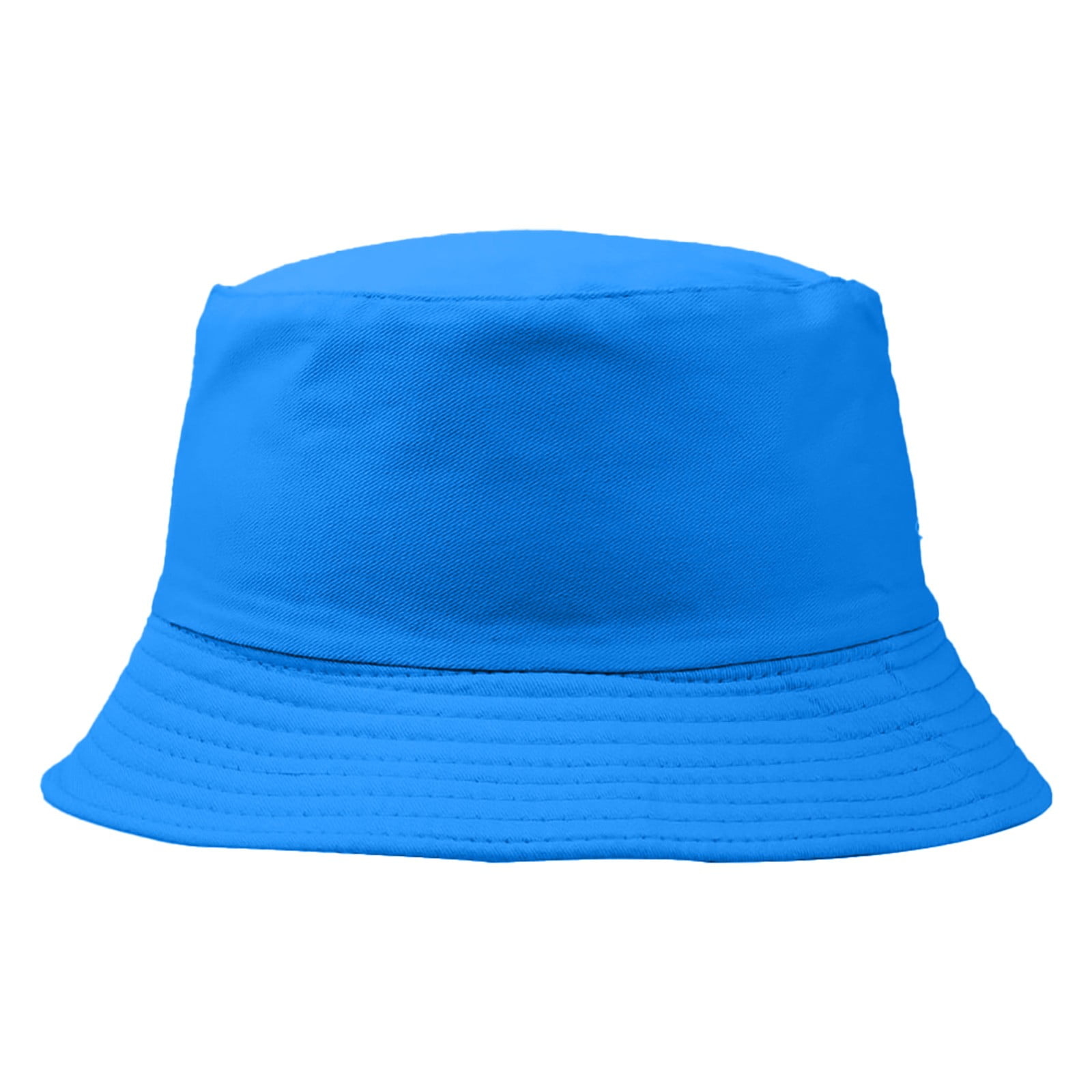 Cotton Solid Color Bucket Hat, Summer Travel Beach Sun Hat for Women ...
