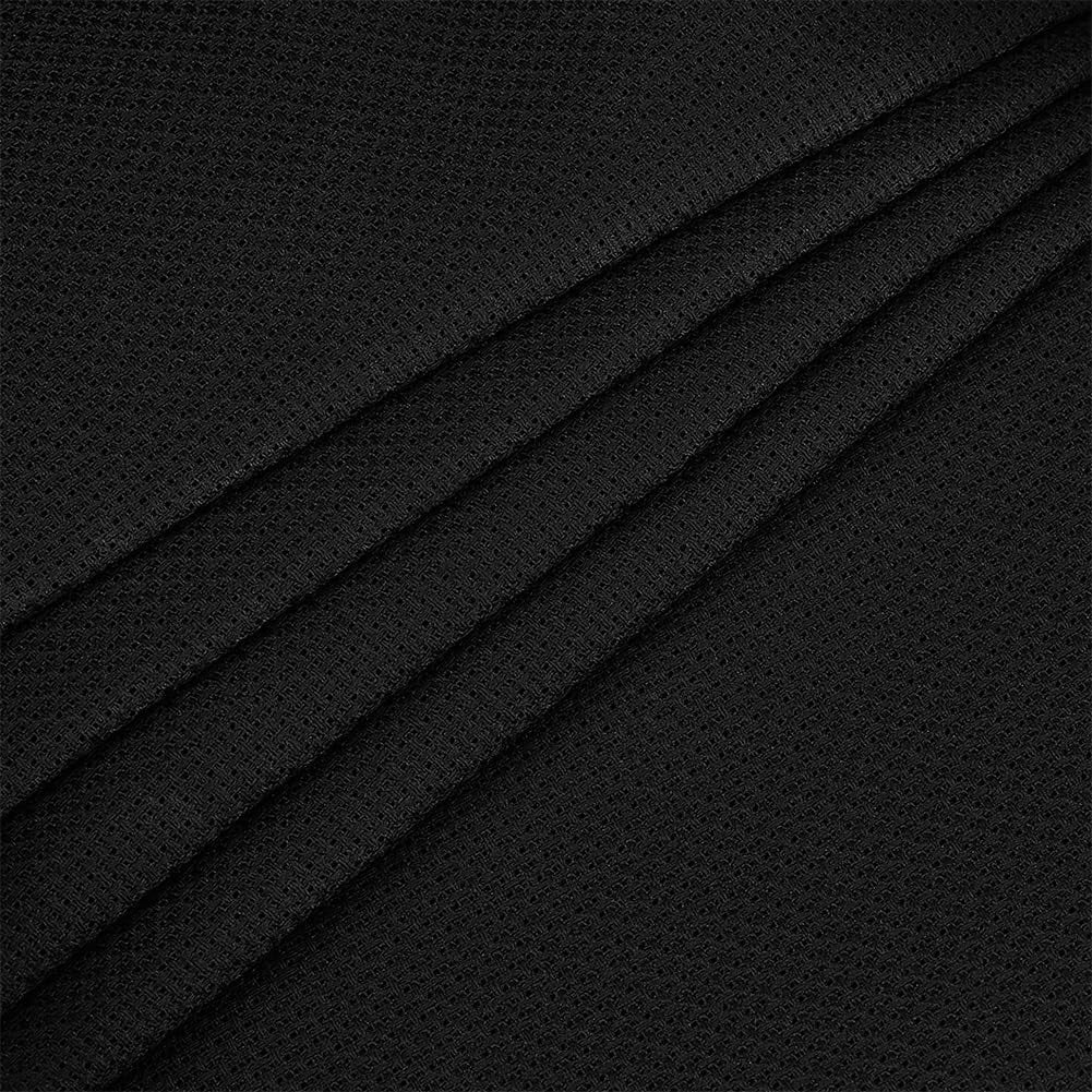 Cotton Solid Colored Cross Stitch Fabric 14CT Aida Cloth Black ...