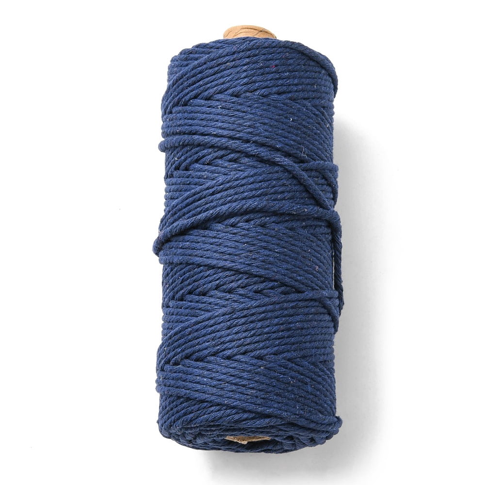 Cotton String Threads for Crafts Knitting Making Dark Slate Blue 3mm ...