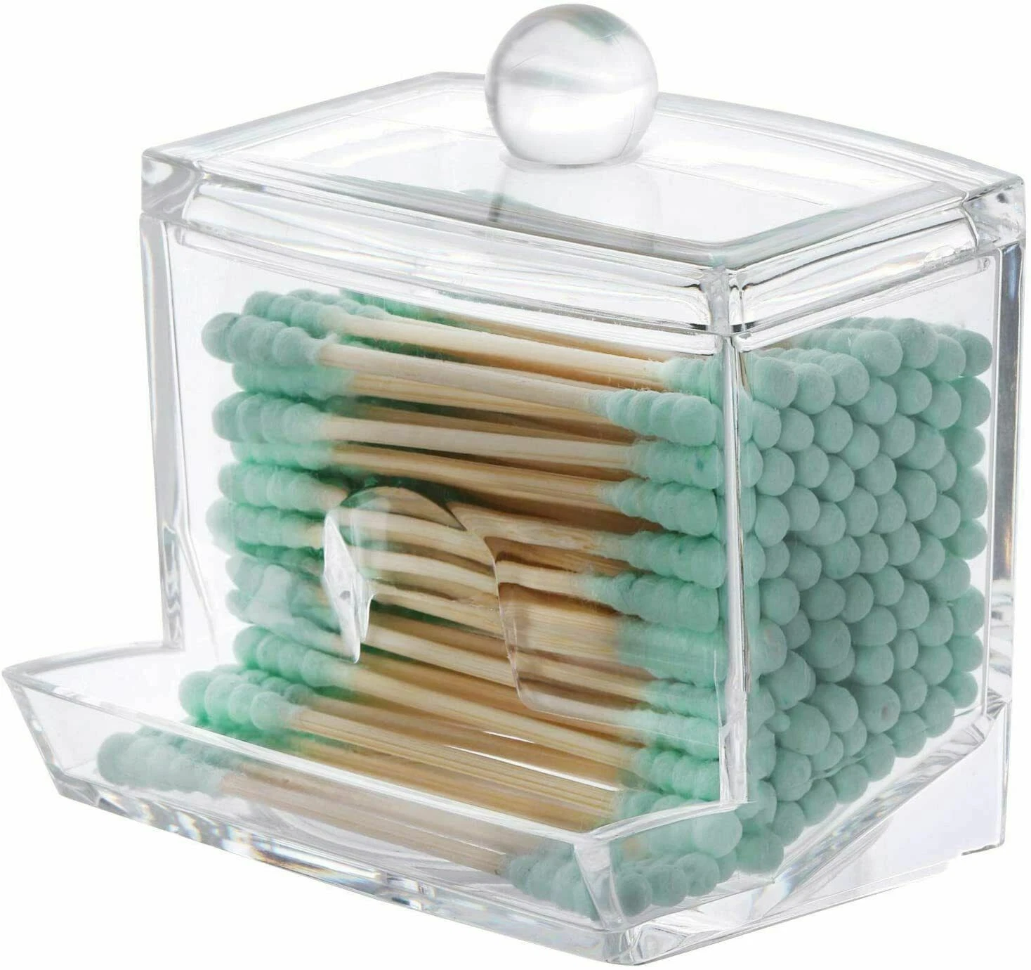 Cotton Swab Qtip Holder Q Tip - Buds Ball Dispenser, Bathroom Dispenser ...
