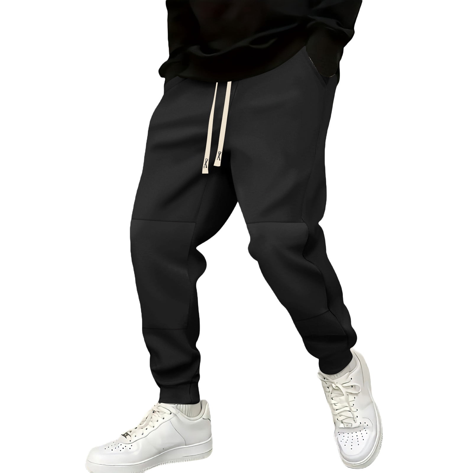 Cotton Sweatpants for Men Fashion Workout Baggy Stretch Sweat Pants ...