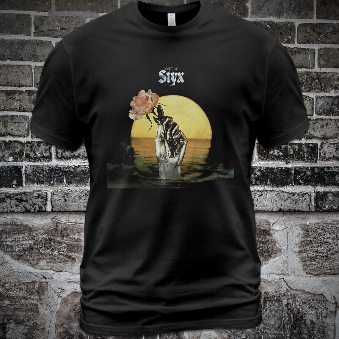 Cotton T-Shirt Best of Styx Album Tee Chuck Panozzo James Young Tommy ...
