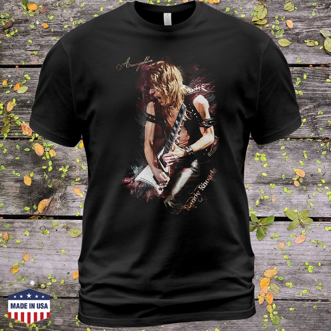 Cotton T-Shirt Randy Rhoads Quiet Riot Album Tee Face to Face Killer ...