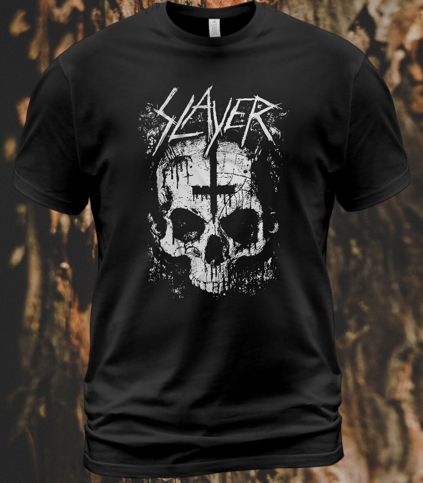 Cotton T-Shirt Slayer Undisputed Attitude Tee Kerry King Tom Araya Paul ...