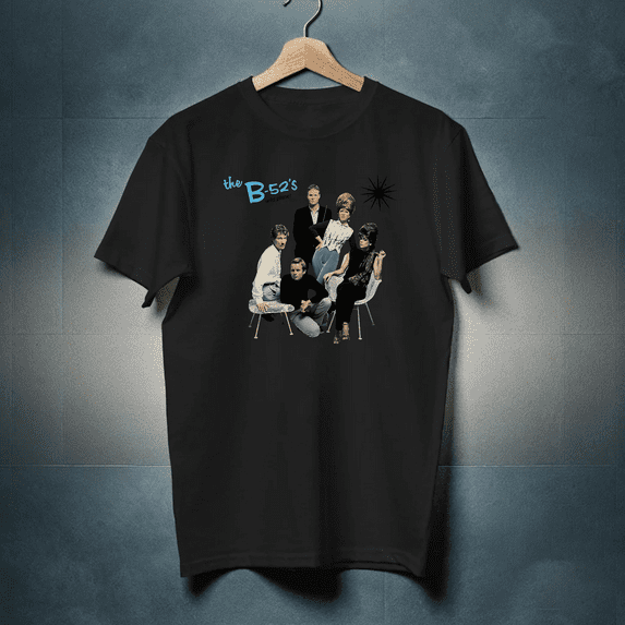 Cotton T-Shirt The B-52's Wild Planet Album Tee Fred Schneider Kate ...