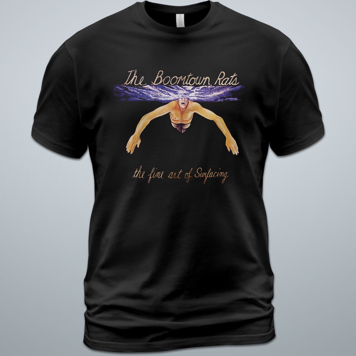 Cotton T-Shirt The Boomtown Rats The Fine Art of Surfacing Album Tee ...
