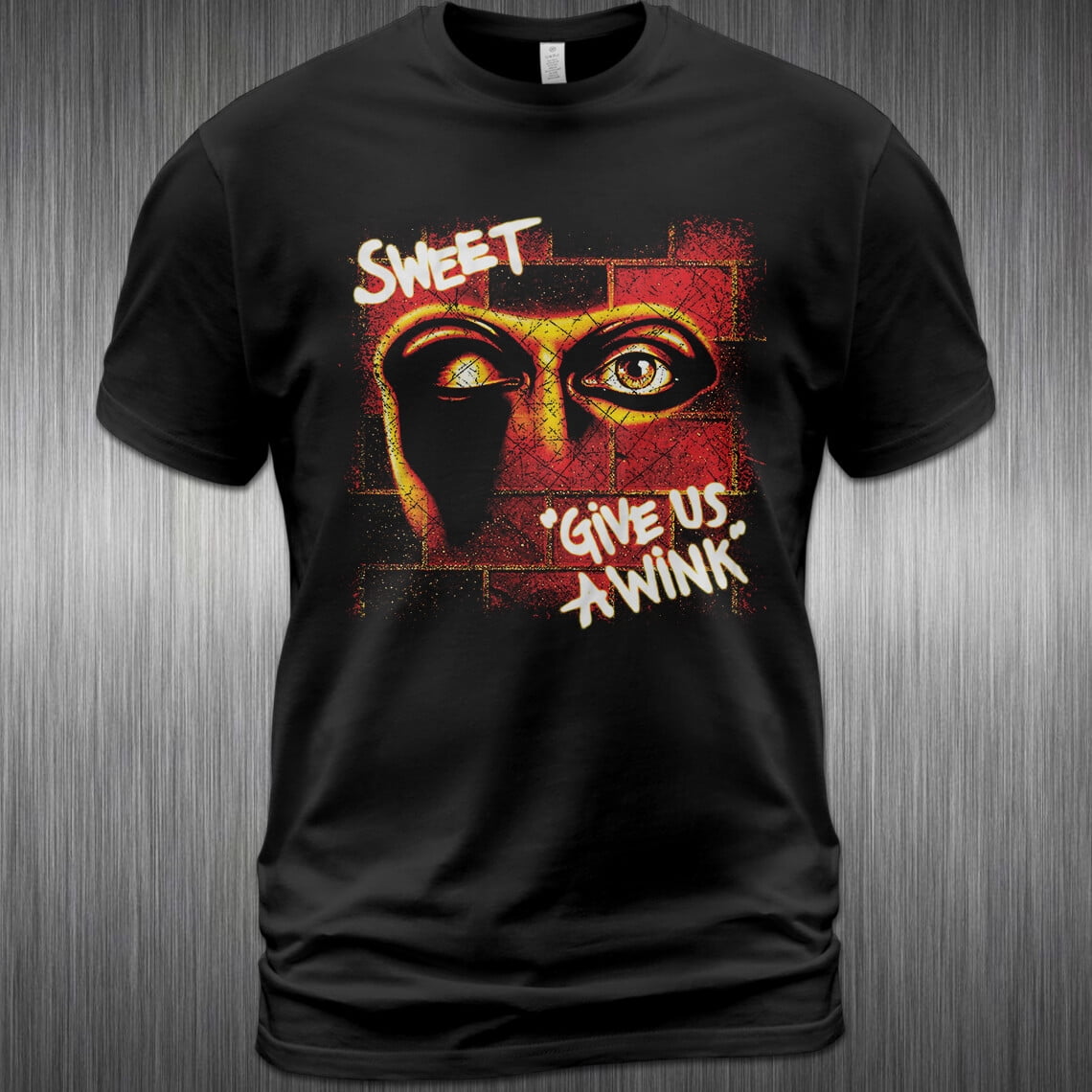 Cotton T-Shirt The Sweet Give Us a Wink Album Tee Brian Connolly Steve ...