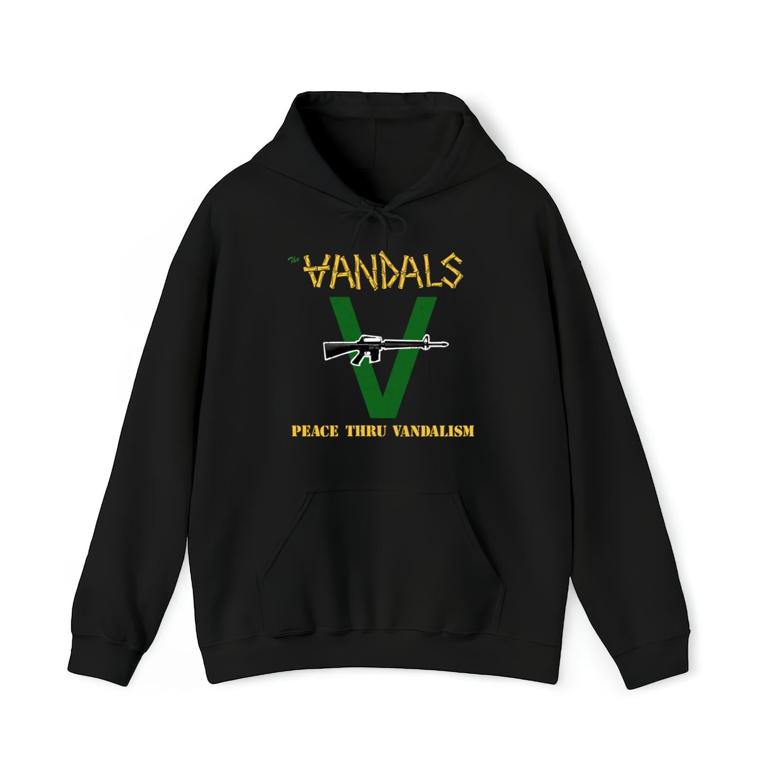 Cotton T-Shirt The Vandals Peace thru Vandalism Album Tee Joe Escalante ...