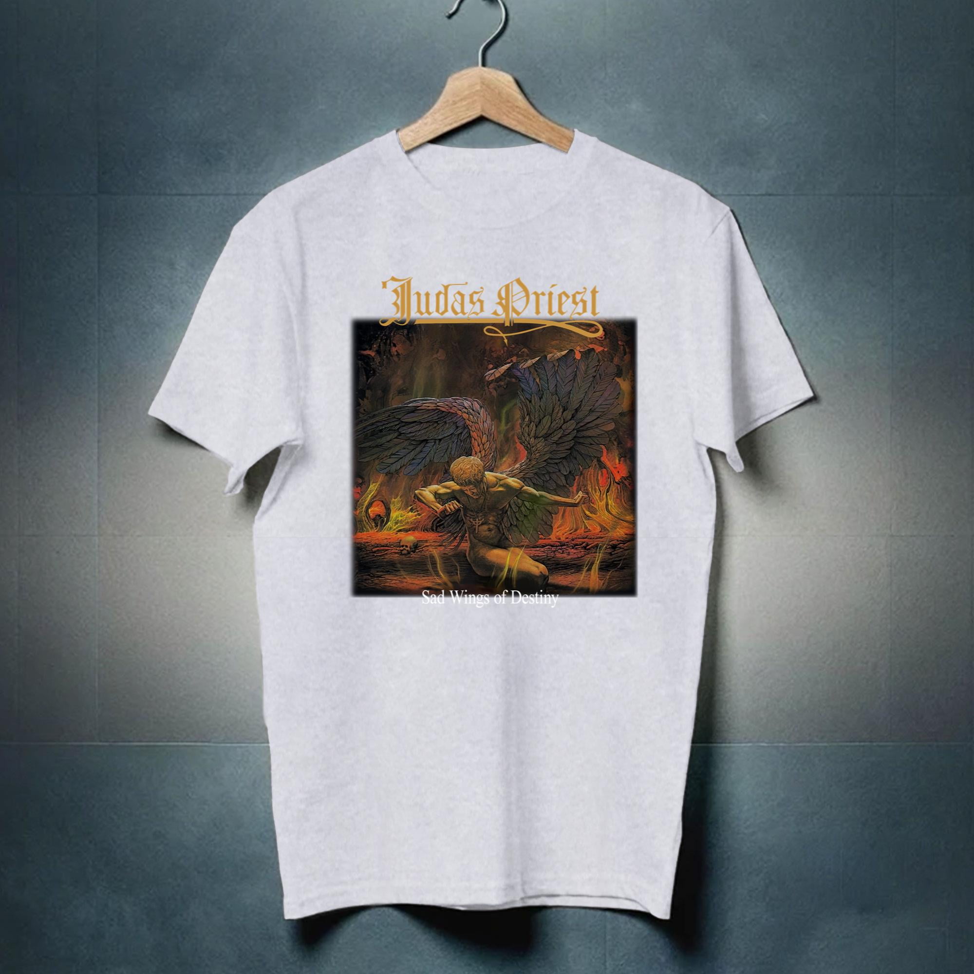 Cotton T-shirt Judas Priest Sad Wings of Destiny Album Tee Ian Hill Rob Halford-TH35912 ...