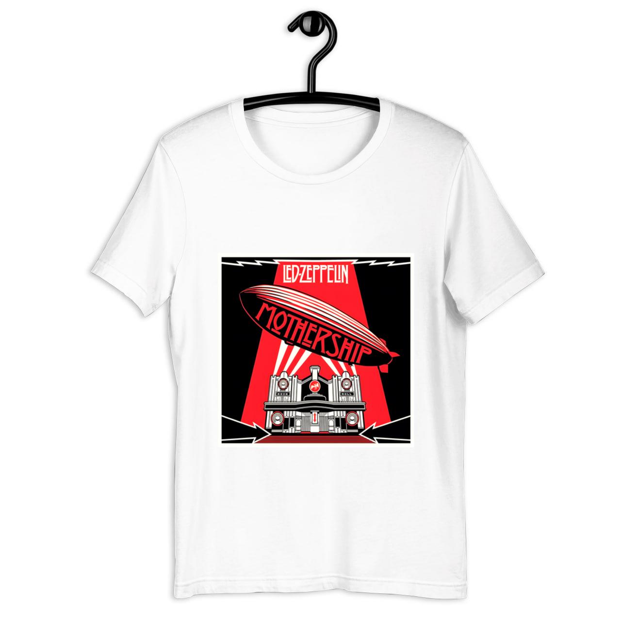 Cotton T-shirt Led Zeppelin Mothership shirt Tour music Jimmy Page all ...